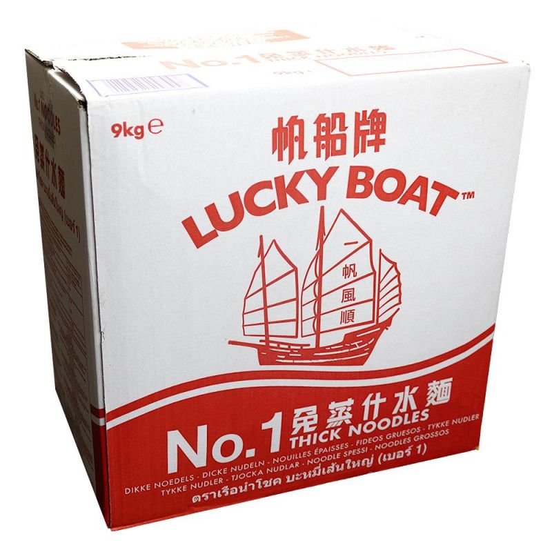 Comprar ONLINE Macarrão grosso NO1 (LUCKY BOAT) 9kg