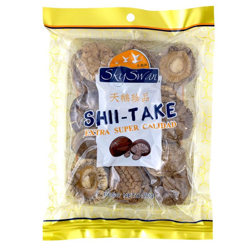 Comprar ONLINE Shiitake desidratada super qualidade extra (SKY SWAN) 70g